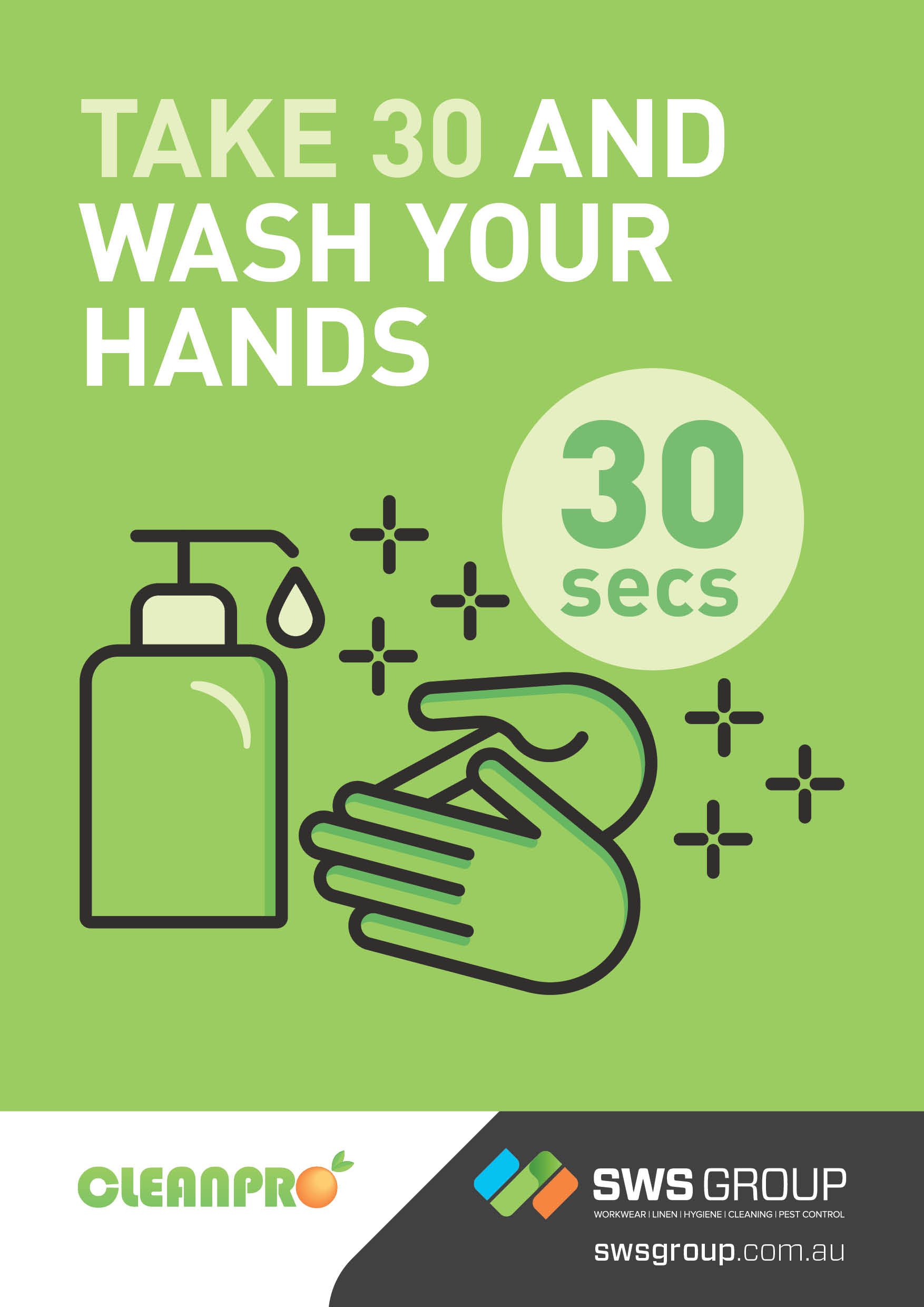 HAND WASHING POSTERS.